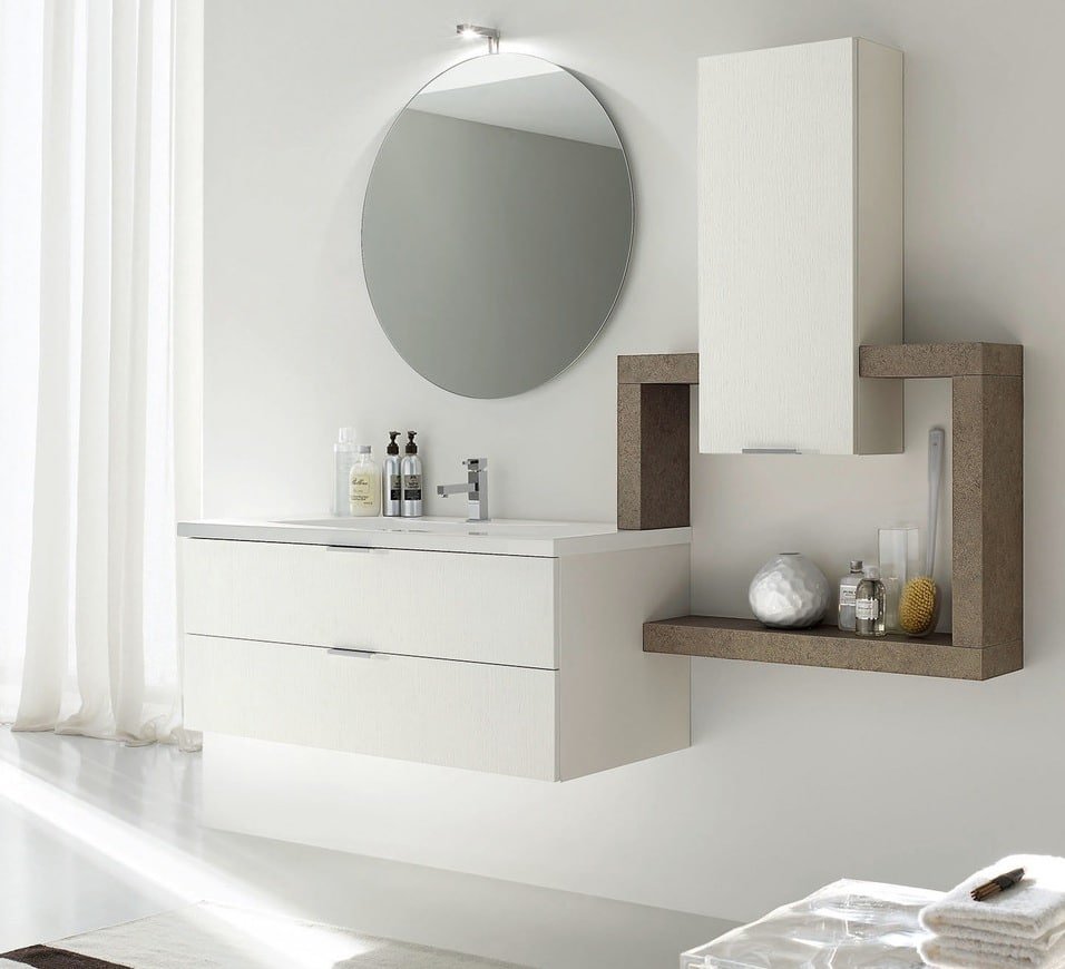 Mobile Arredo Bagno Design Personalizzabile L.180 Cm